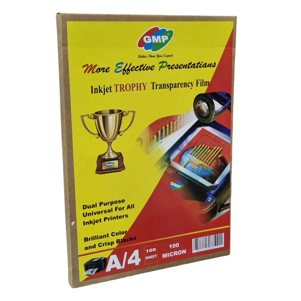 GMP A4 Inkjet OHP Transparency Film (100 Sheets)