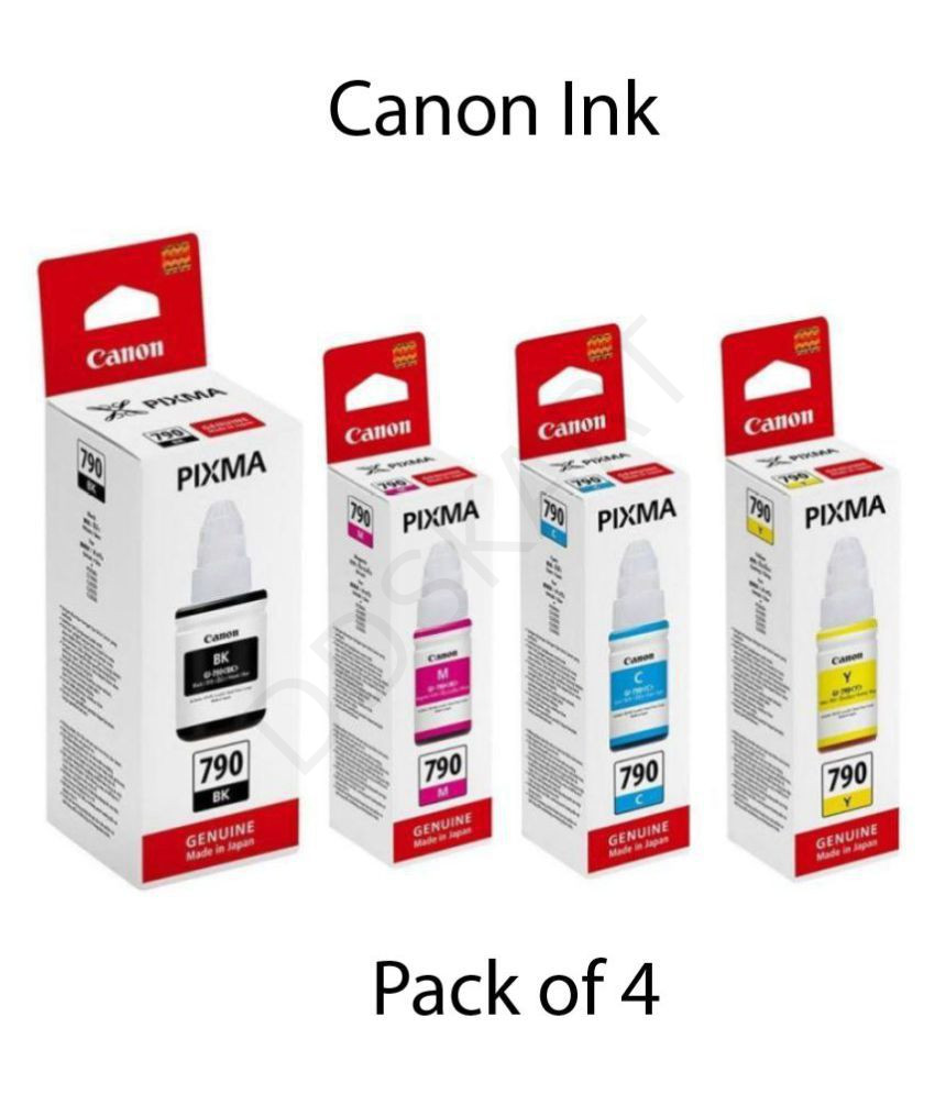 Canon GI-790 Ink Set (CMYK) — Original