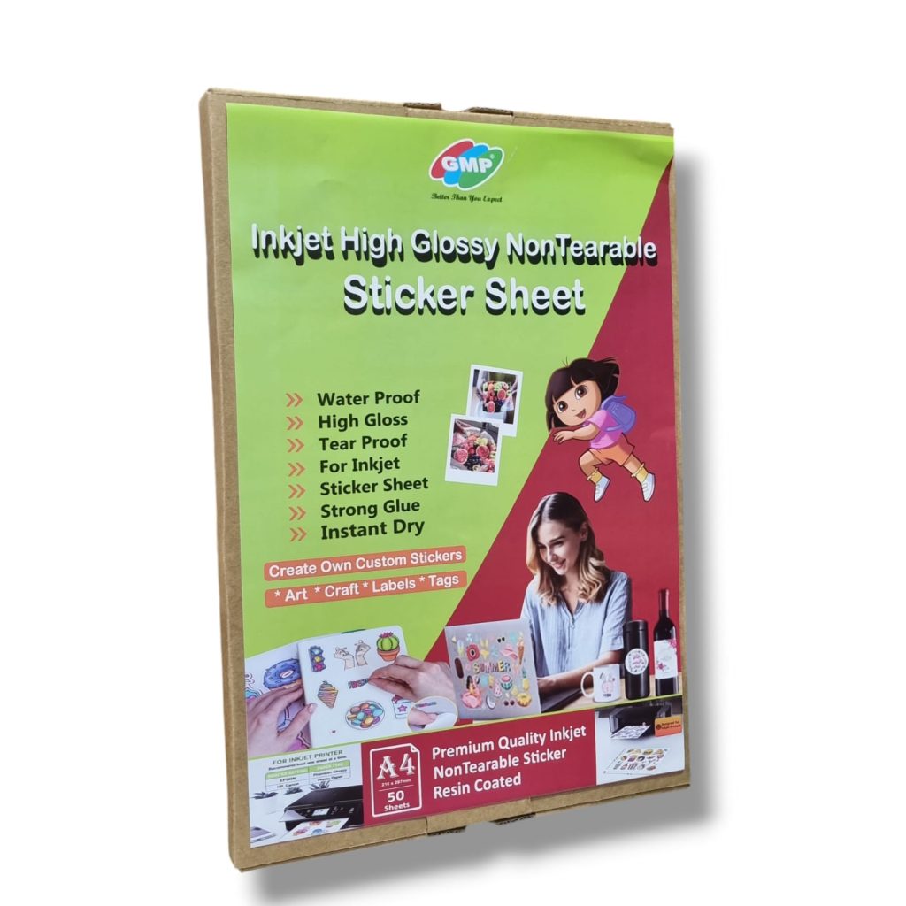 GMP A4 Multipurpose Printable Labels for Inkjet/Laser Printers