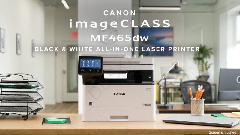 Canon imageCLASS MF465dw All-in-One Monochrome Laser Printer - DDSKART