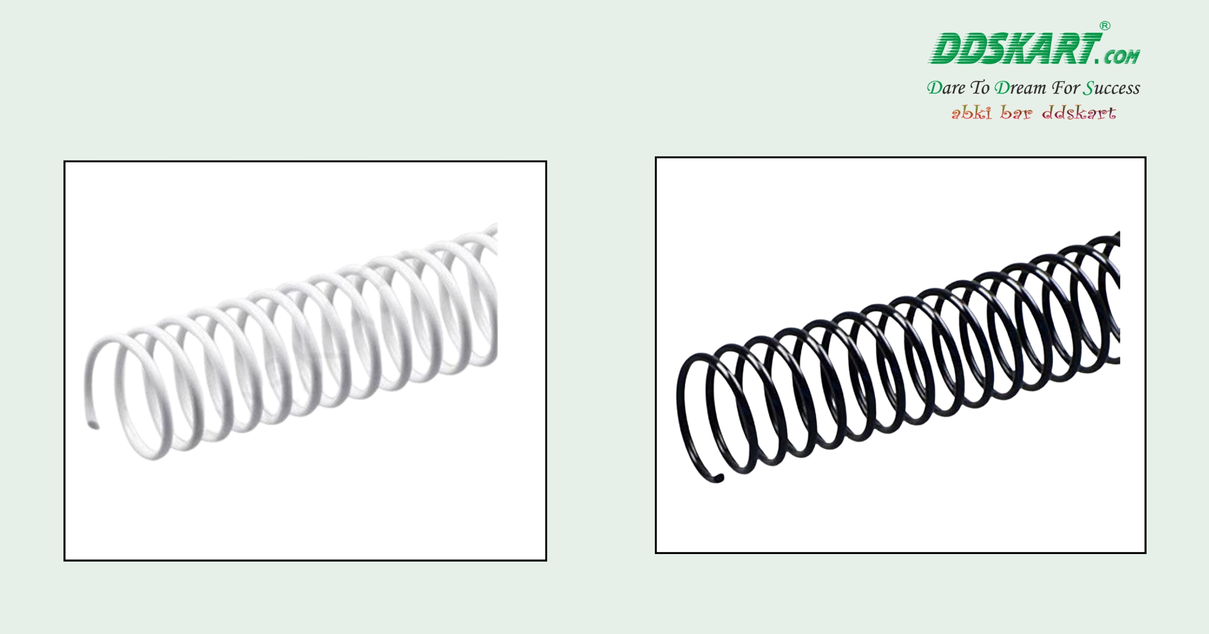 GMP PVC Spiral Binding Rings (8mm to 60mm) | DDSKART